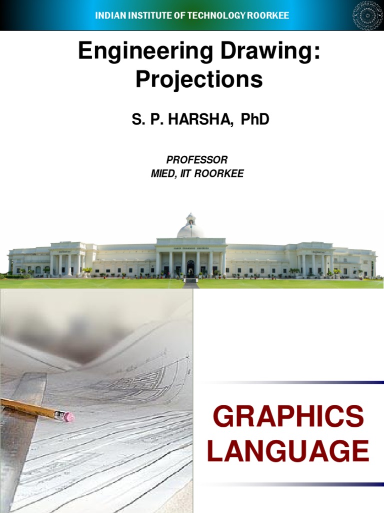 IIT ROORKEE ENGINEERING DRAWING | PDF | Drawing | Technical Drawing