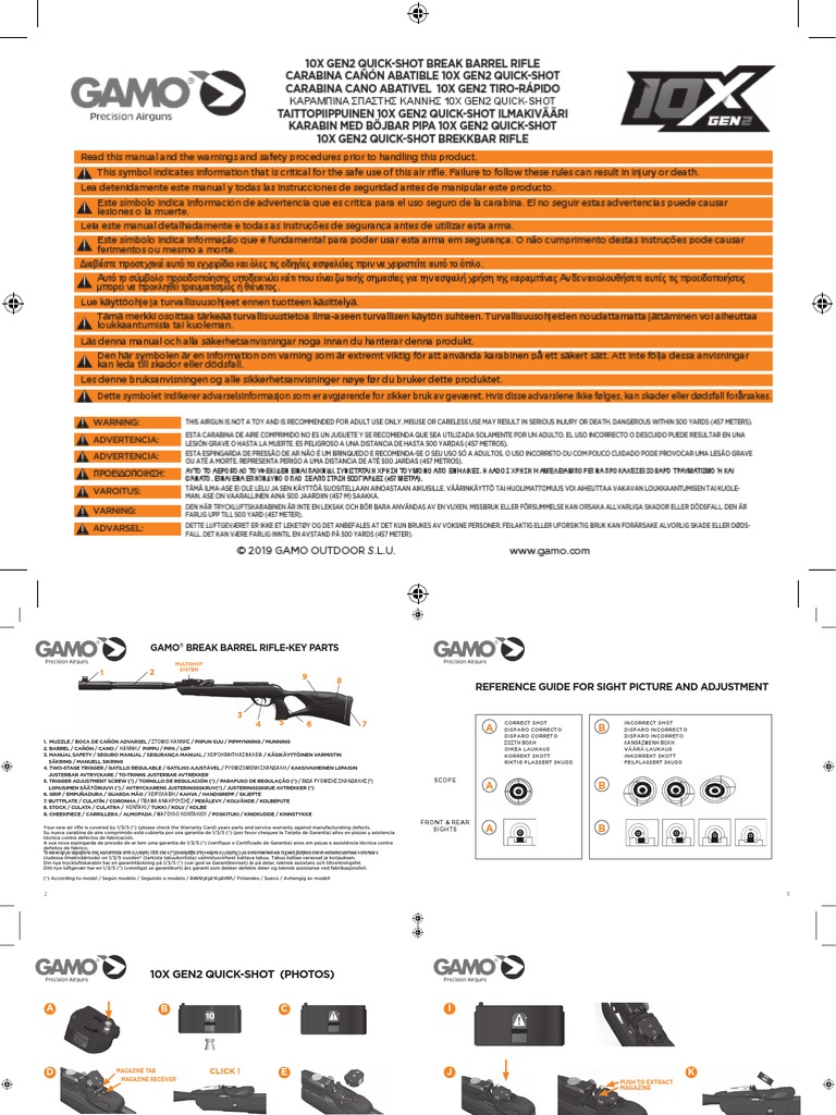 Manual Gamo Magnum 2GEN | PDF