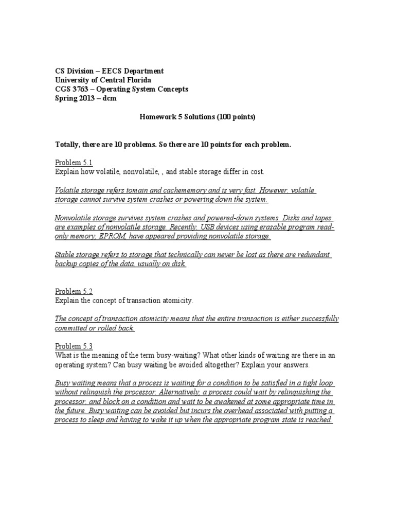 CS Division - EECS Department University of Central Florida CGS 3763 ...