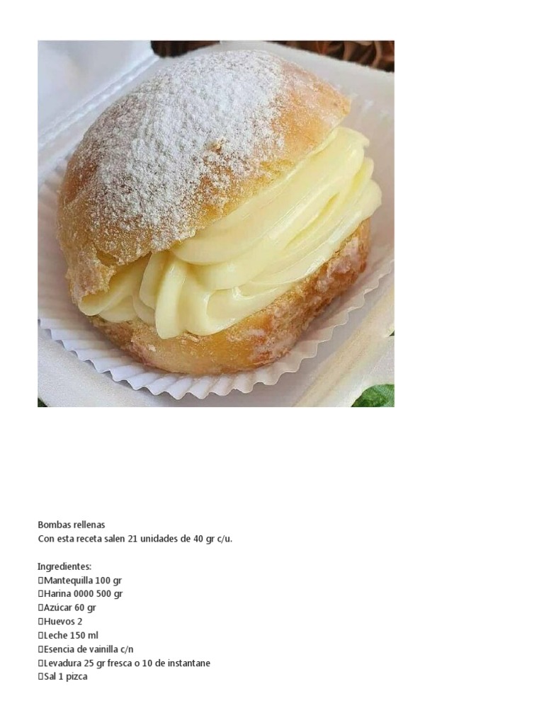 Bombas Rellenas | PDF