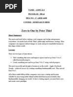 Zero To One - by Peter Thiel | PDF | Startup Company | Small Business ...