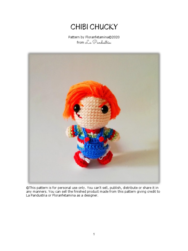 Chibi Chucky Pattern | Download Free PDF | Clothing | Crafts
