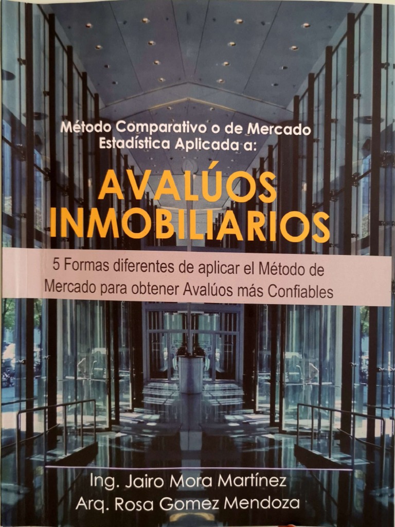 Contenido Libro Avalúos Inmobiliarios | PDF