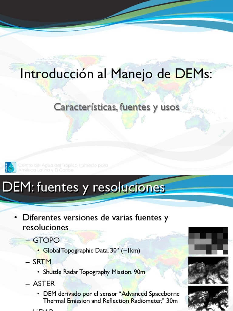 Introducción Al Manejo de DEMs | PDF | Naturaleza | Science