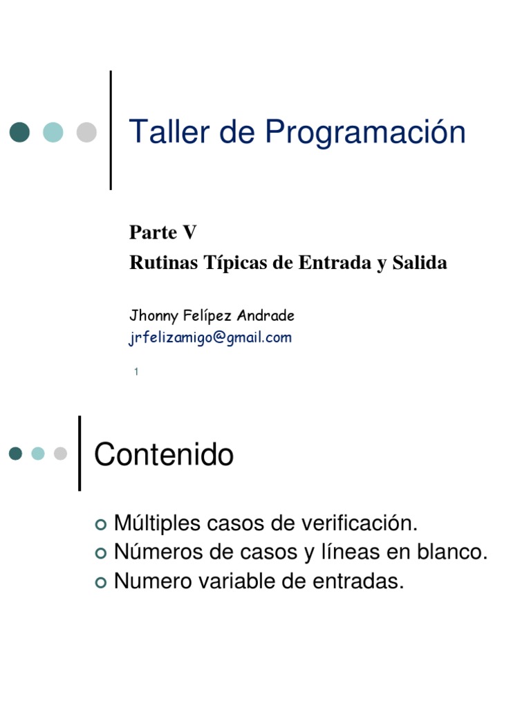05-Rutinas de Entrada y Salida | PDF | Java (lenguaje de programación) | C