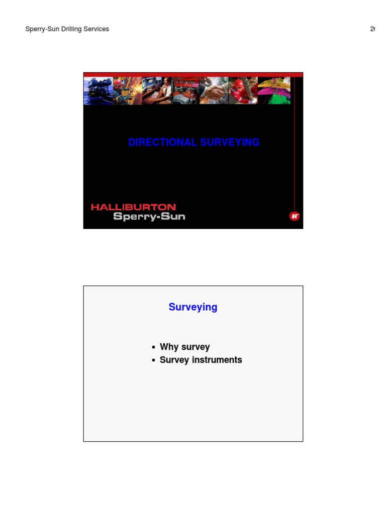 4 Surveying (HERRAMIENTA HALLIBURTON) | PDF | Gyroscope | Compass
