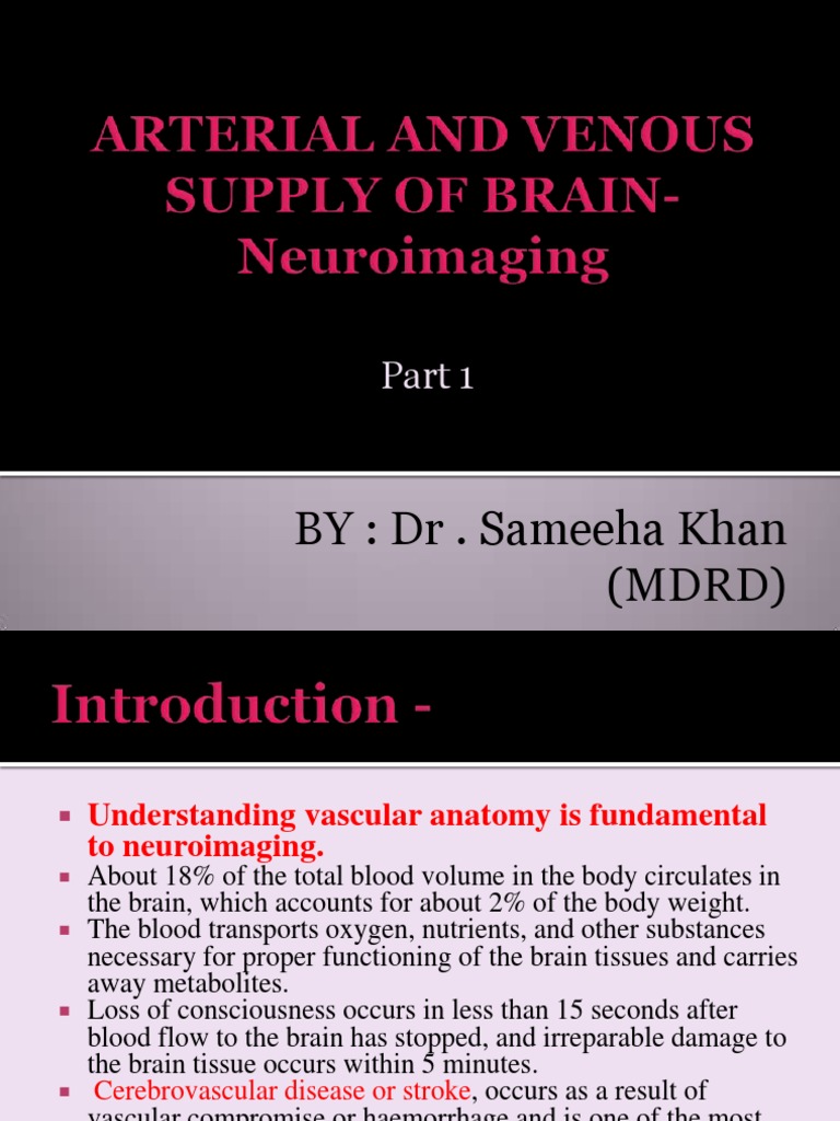 BY: DR - Sameeha Khan (MDRD) | PDF | Common Carotid Artery ...
