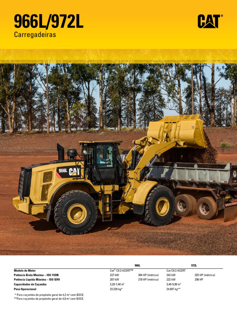 966L 972L Catalogo em Portugues | Download grátis PDF | Motores | Pneu