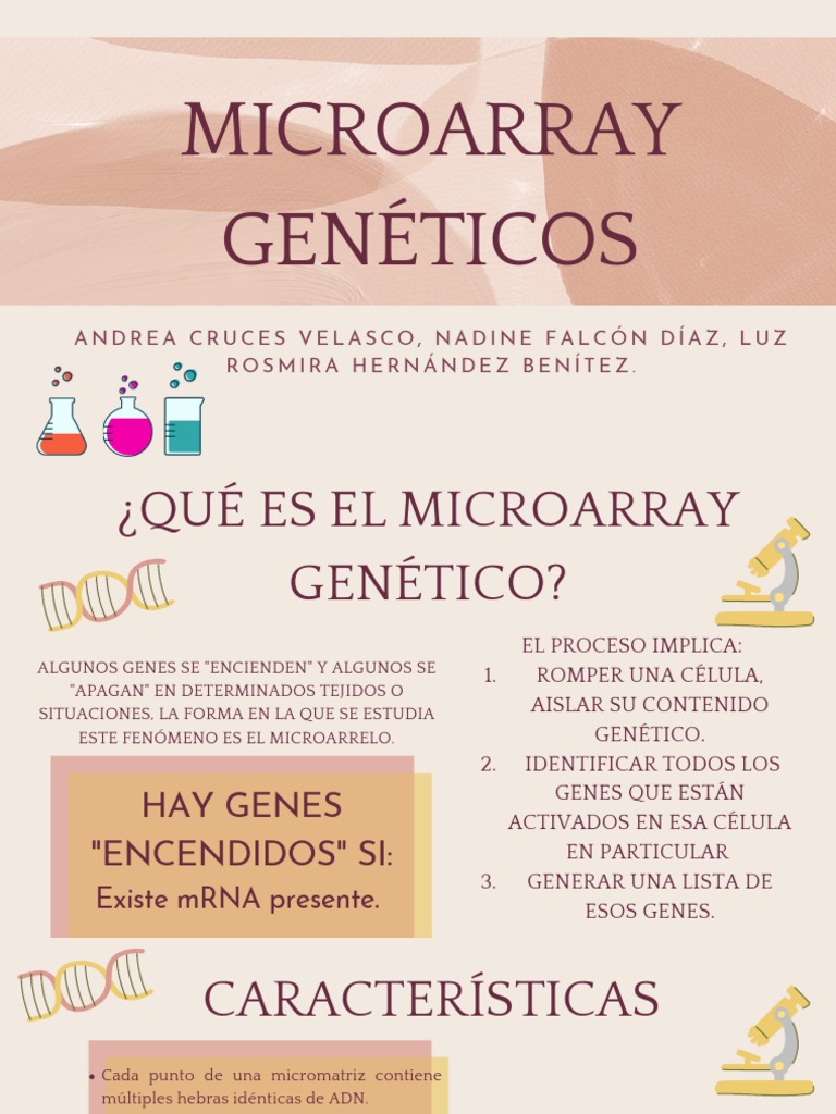 Microarray de ADN | Descargar gratis PDF | Adn Microarray | Adn