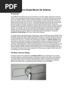 Moxon-Yagi Beam Antenna For 20m, 15m | PDF | Computers | Technology & Engineering