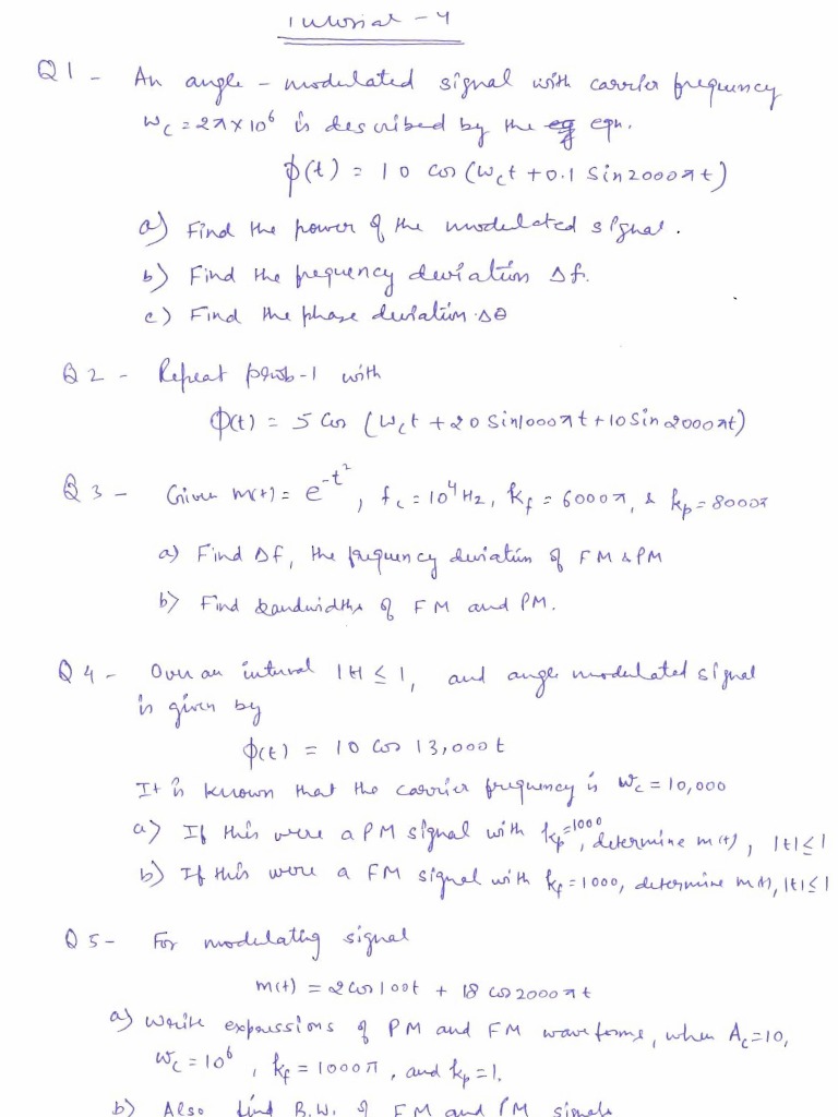 Tutorial 4 | PDF