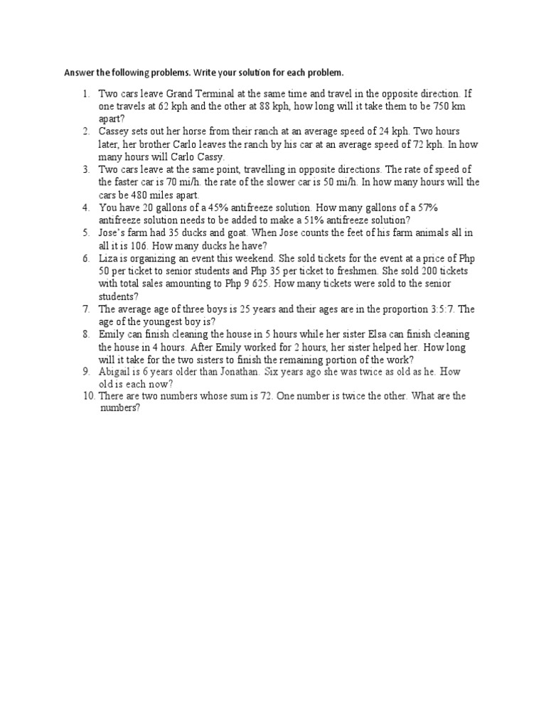 Problem Set 1 Problem Solving | PDF | Sports & Recreation | Language ...