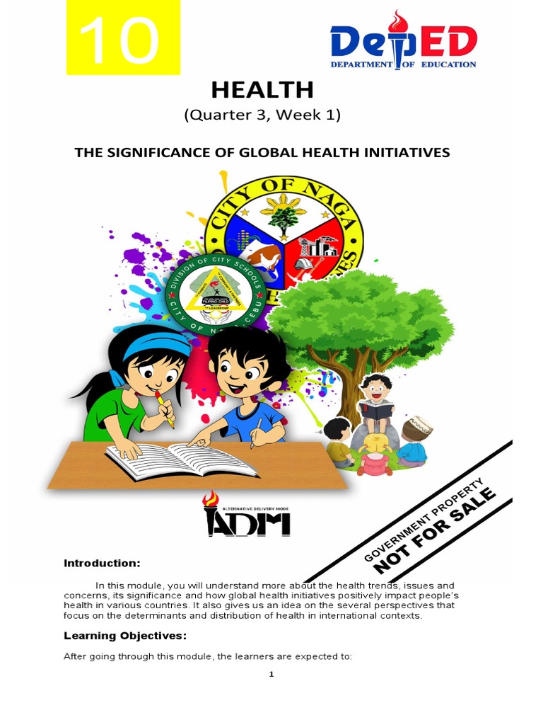 Health: (Quarter 3, Week 1) | PDF | Maternal Health | World Health ...