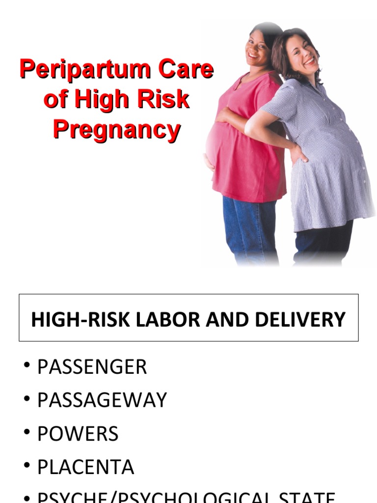 High Risk Labor and Delivery | PDF | Childbirth | Preterm Birth
