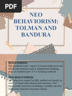 Edward Tolman's Purposive Behaviorism Theory | PDF | Behaviorism | Learning