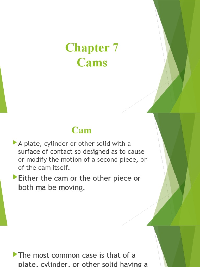 Chapter 7 - Cams | PDF | Science & Mathematics