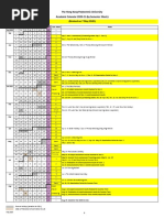 PolyU Academic Calendar 2025/26 | PDF | Academic Term | Holidays