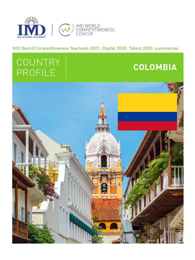 Country Profile: Colombia | PDF | Economic Growth | Gross Domestic Product