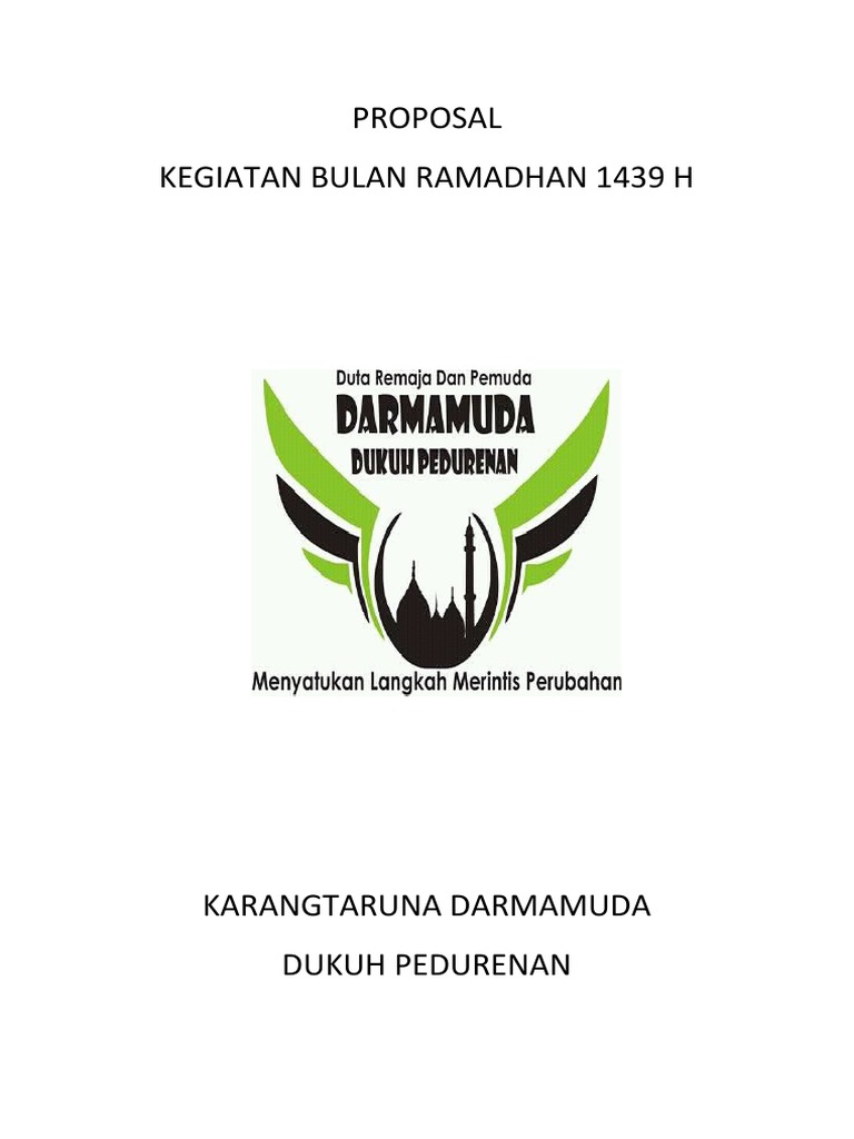Cover Proposal Bulan Ramadhan | PDF