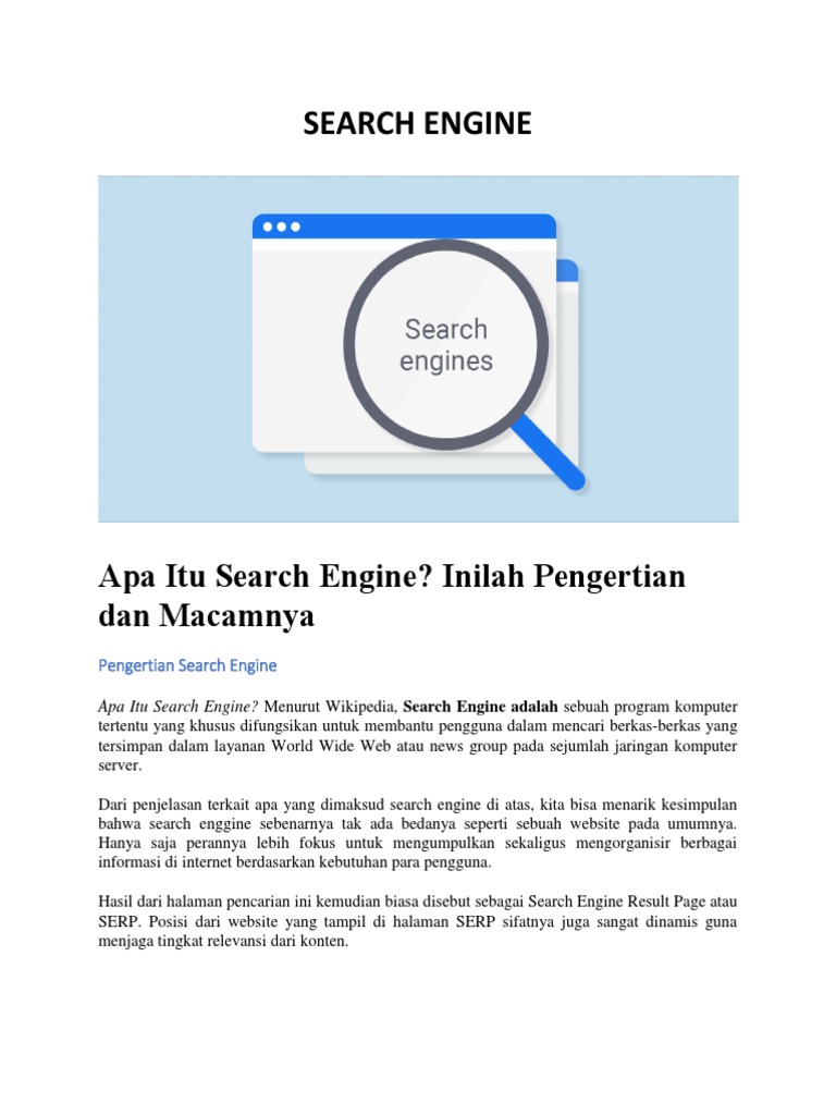 Search Engine | PDF
