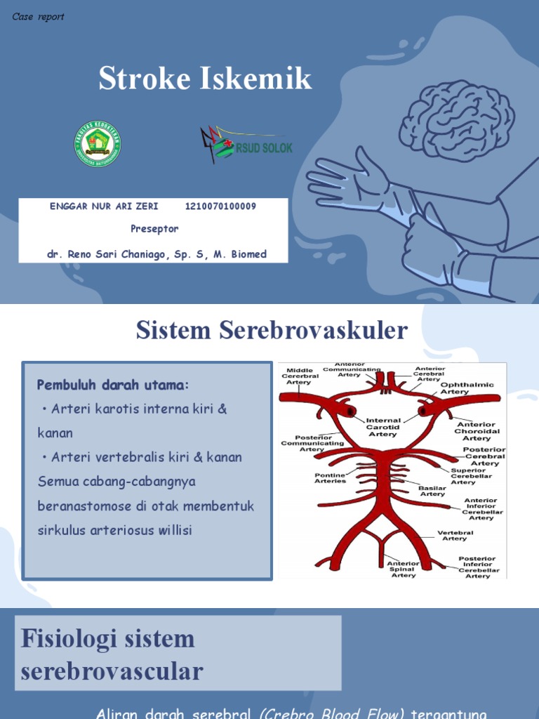 Stroke Iskemik Case Report Tampil Enggar | PDF