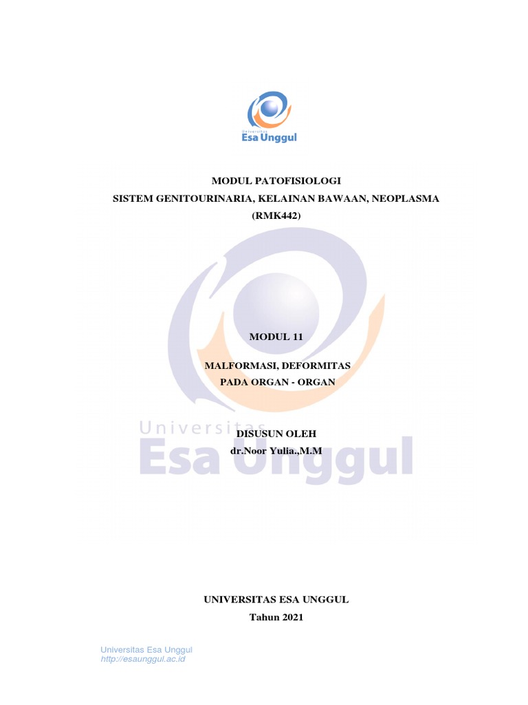 Malformasi dan Deformitas Organ-Organ | PDF