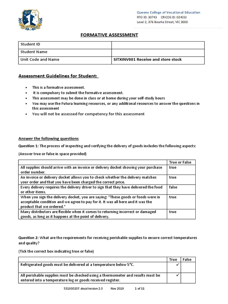 Food Delivery Inspection Guidelines | PDF | Shelf Life | Delivery ...
