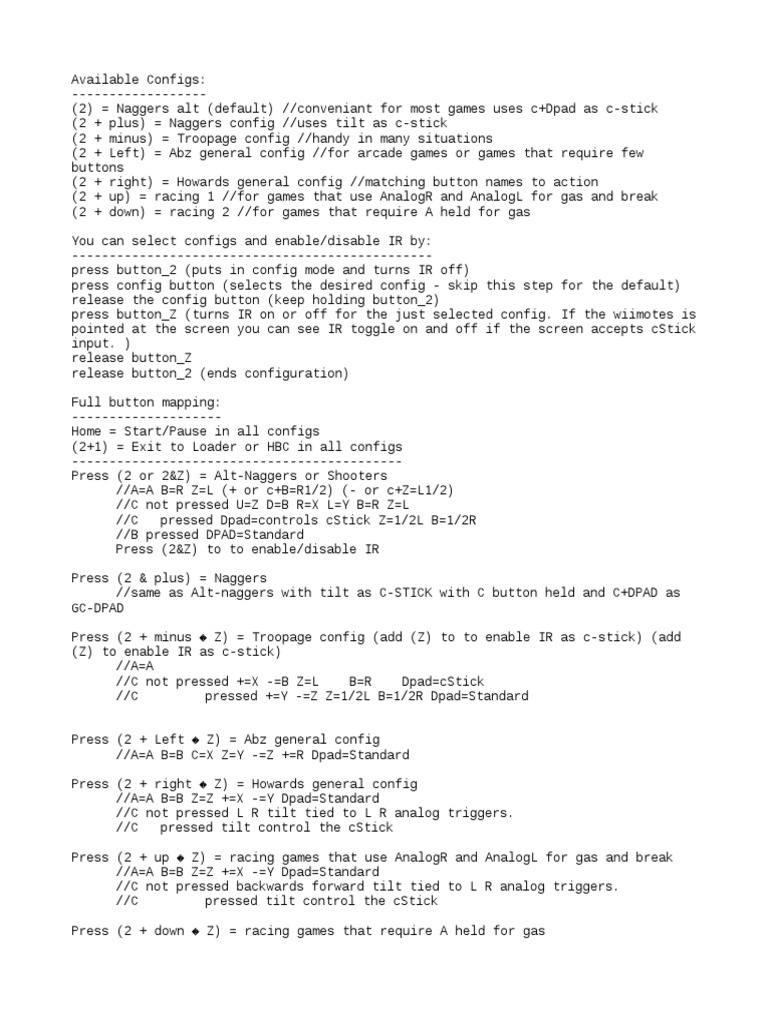 Nunchuck Maps | Download Free PDF | Computing | Computing And ...