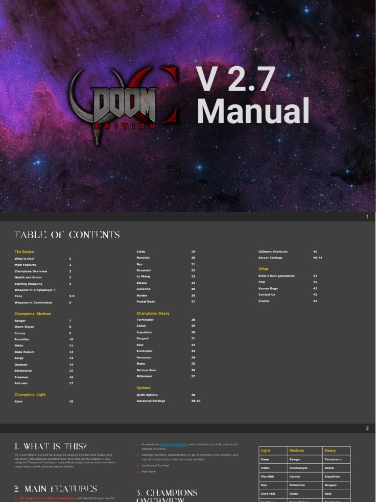 QCDE Manual 2.7 | PDF | Weaponry | Leisure