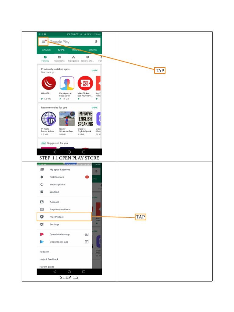 Step 1 How To Install APP | PDF