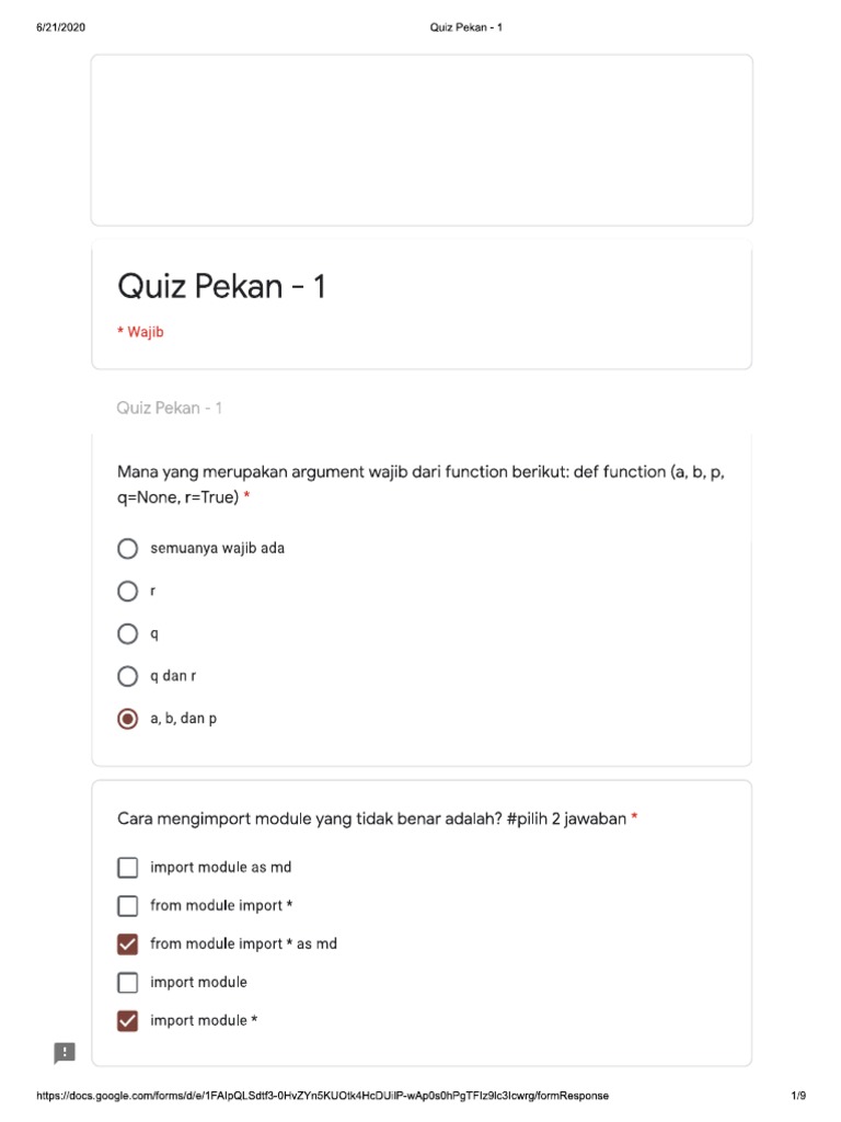 Kuis Data Science | PDF