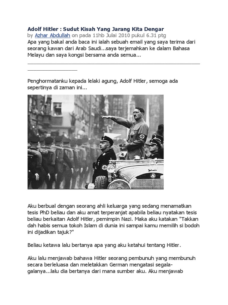 Adolf Hitler | PDF