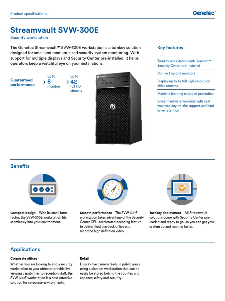 Streamvault SVW 300e | PDF | Workstation | Usb
