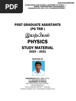 UG TRB Physics Syllabus 2025 | PDF | Waves | Electromagnetic Spectrum