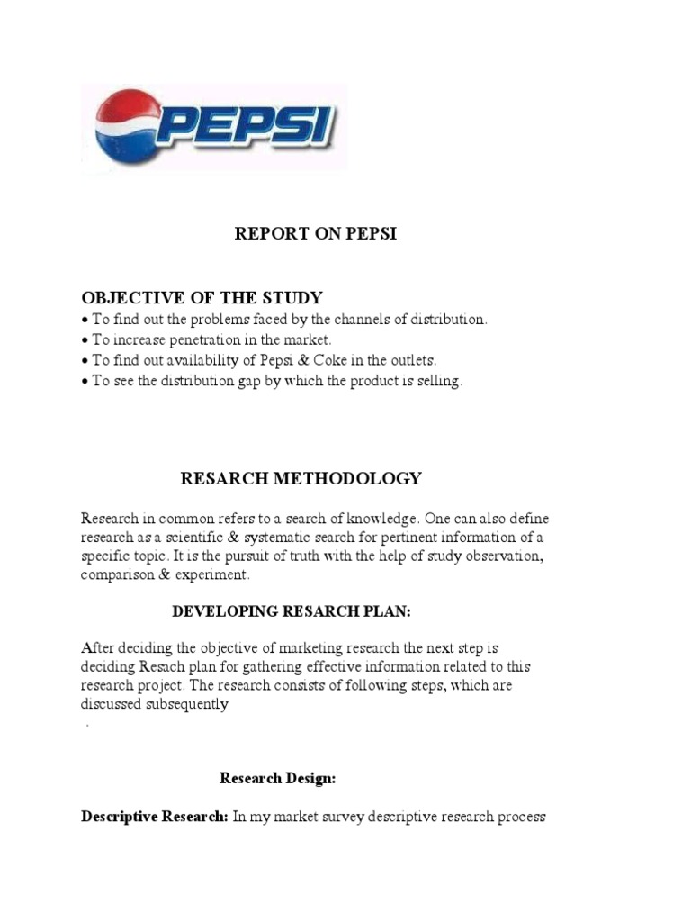 Objective of The Study | PDF | Business | Cognition