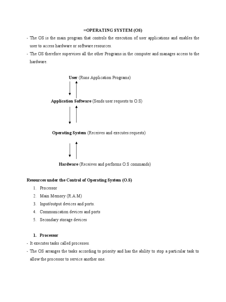 ICT Os | PDF | Operating System | Graphical User Interfaces