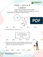 FMO Sample Paper G9 | PDF | Mathematical Concepts | Discrete Mathematics
