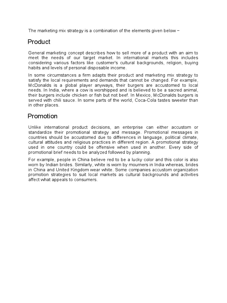 Module 4 International Marketing Mix | PDF | Pricing | Market (Economics)