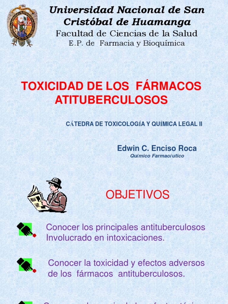 Toxicidad de Antituberculosos | PDF | Farmacología | Cuidado de la salud