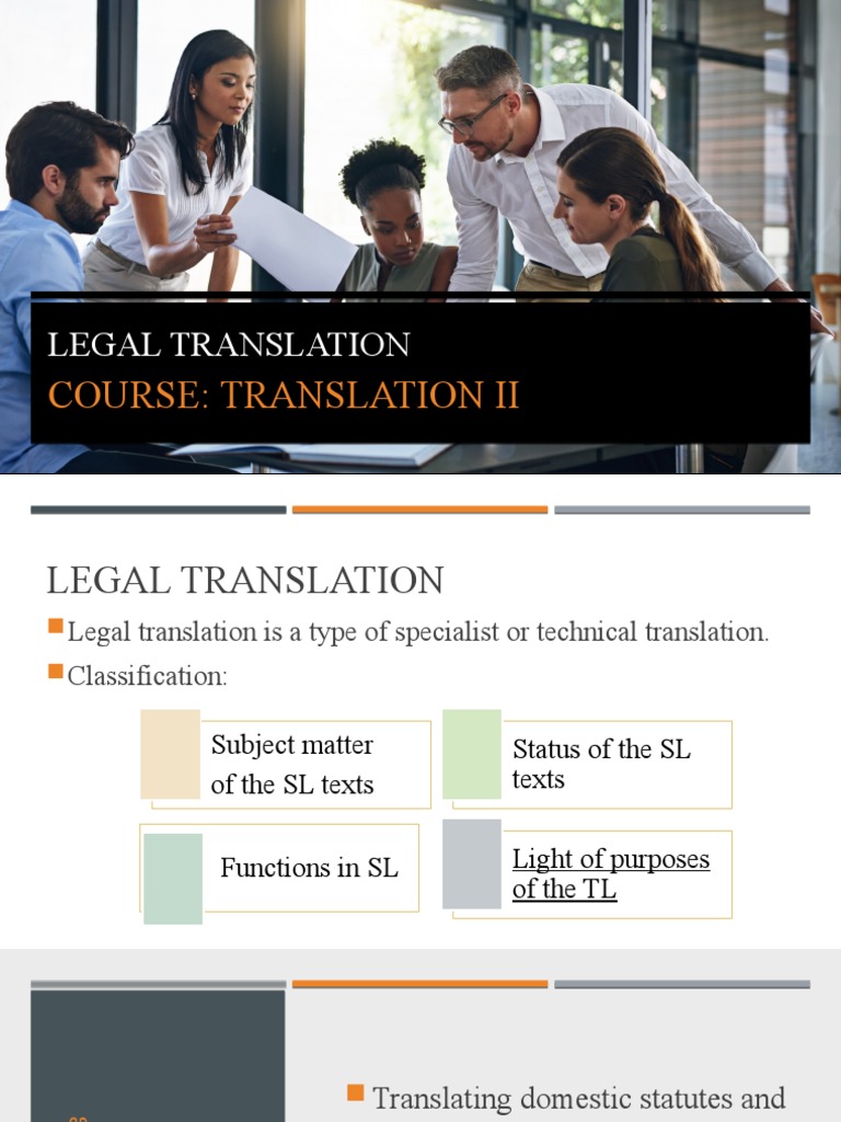 Legal Translation | PDF | Translations | Legal Instrument