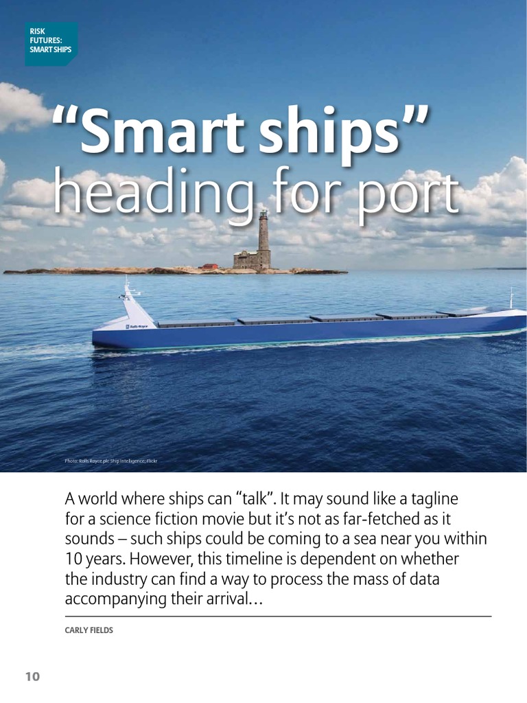 Future of Smart Ships and Big Data | PDF | Ships | Big Data