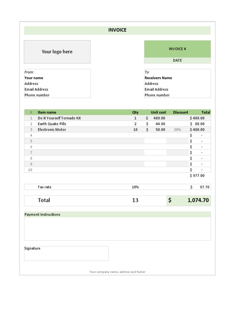 Invoice Template | PDF | Business