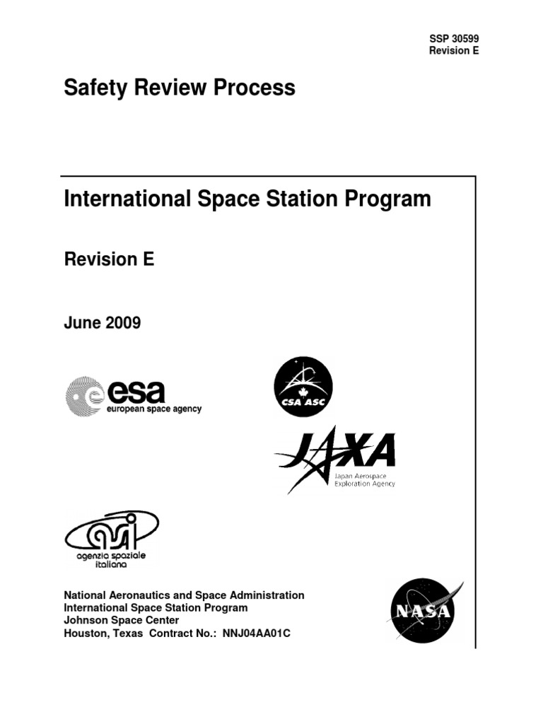 SSP 30599 Rev E | PDF | International Space Station | Space Shuttle Program
