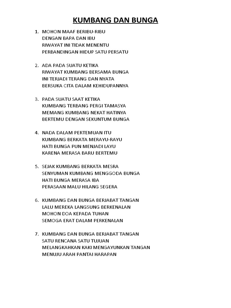 Kumbang Dan Bunga | PDF