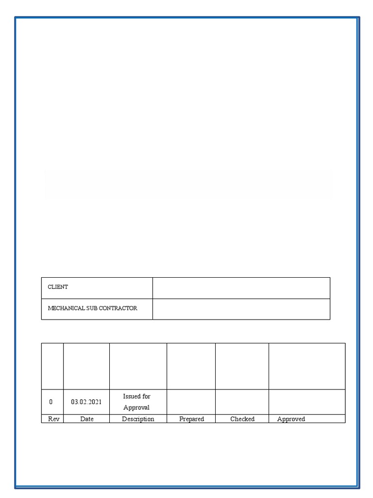Method Statement Ducting | PDF | Duct (Flow) | Manufactured Goods