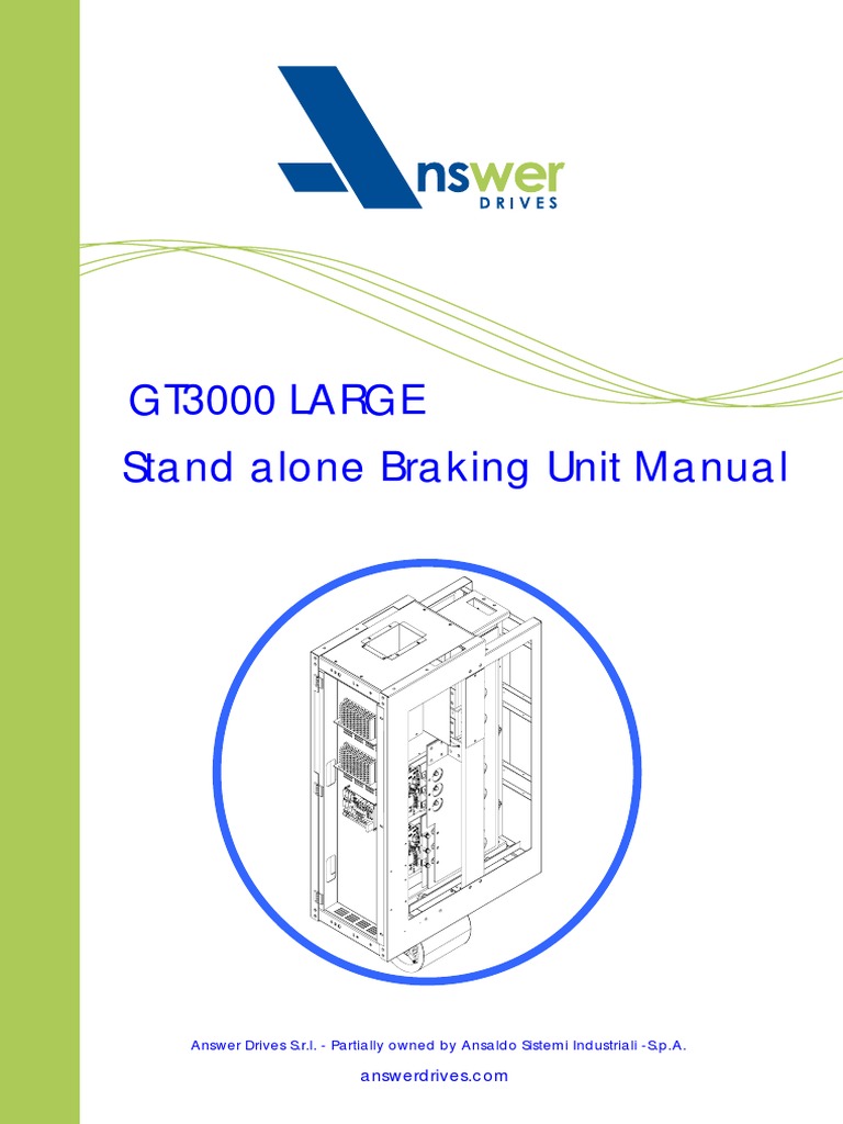 GT3000 LARGE Stand Alone Braking Unit Manual | PDF | Electric Motor ...