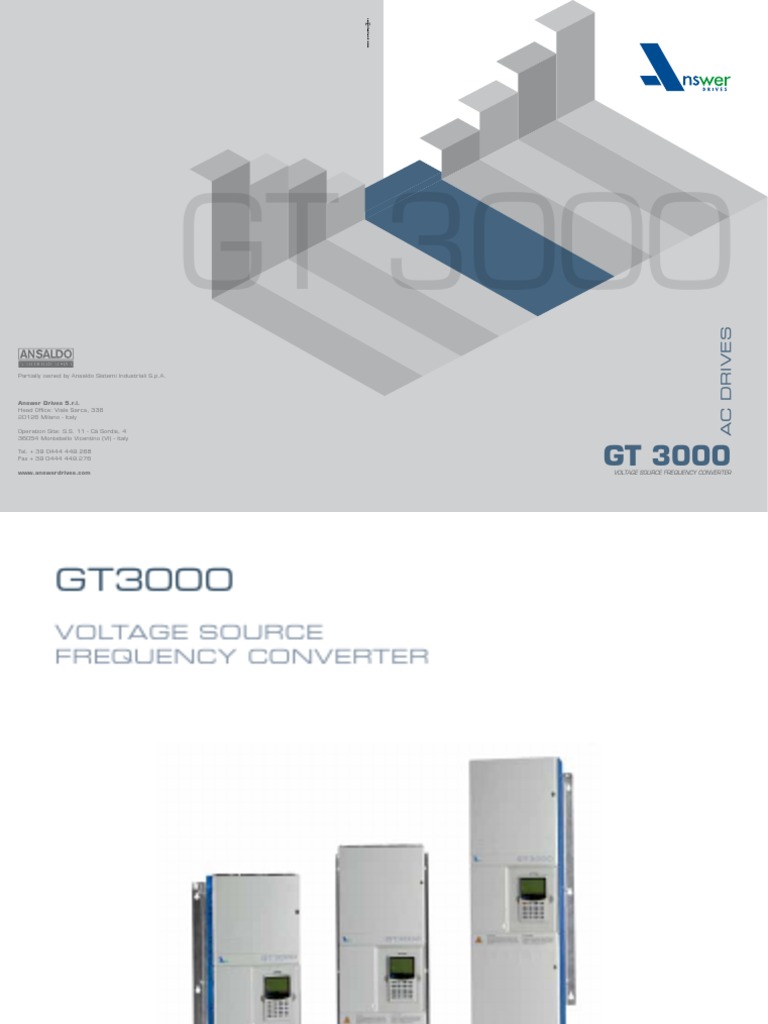 Partially Owned by Ansaldo Sistemi Industriali S.p.A.: Answer Drives S ...