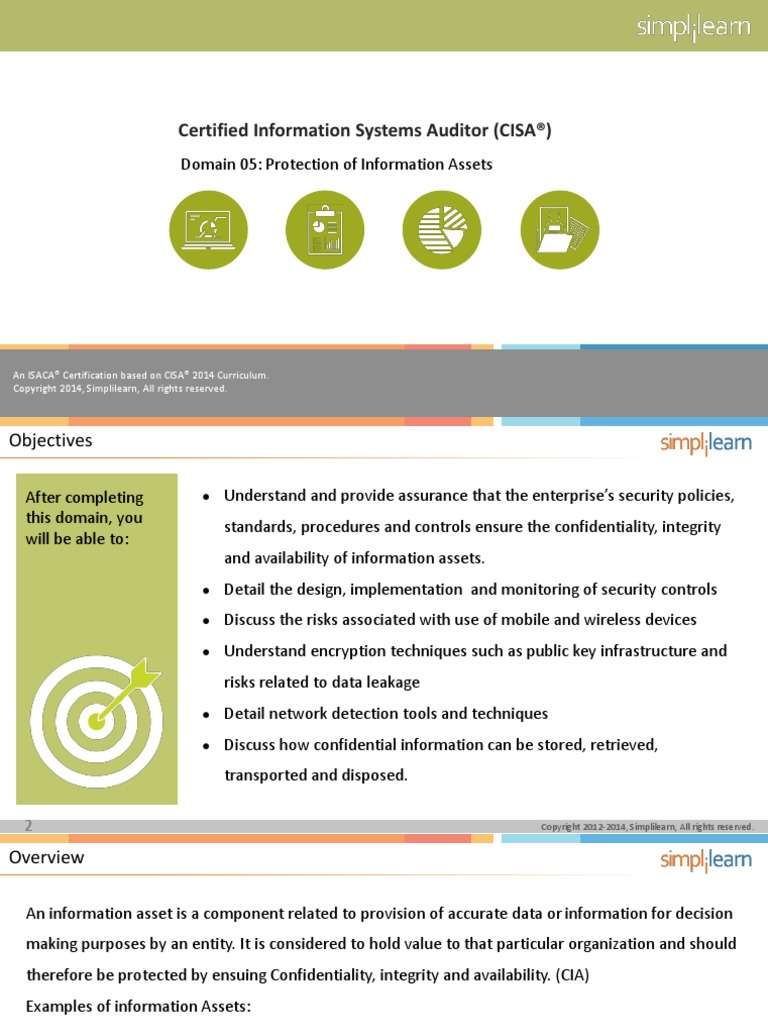 CISA - Domain 5 - Protection of Information Assets | PDF | Firewall ...