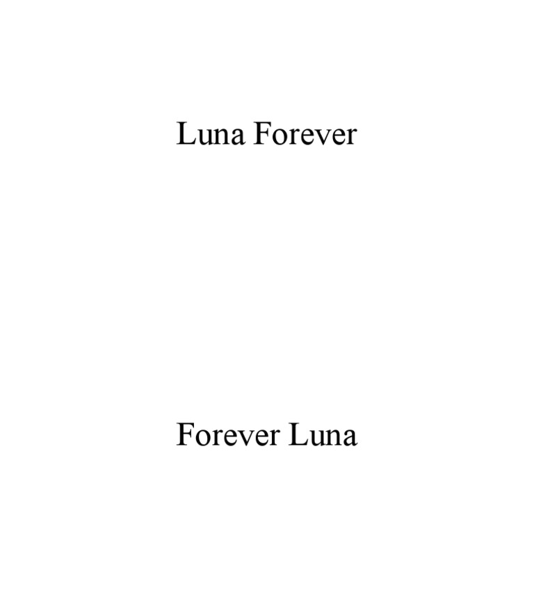 Luna Forever | PDF