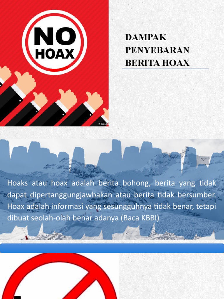 Dampak Penyebaran Berita Hoax | PDF